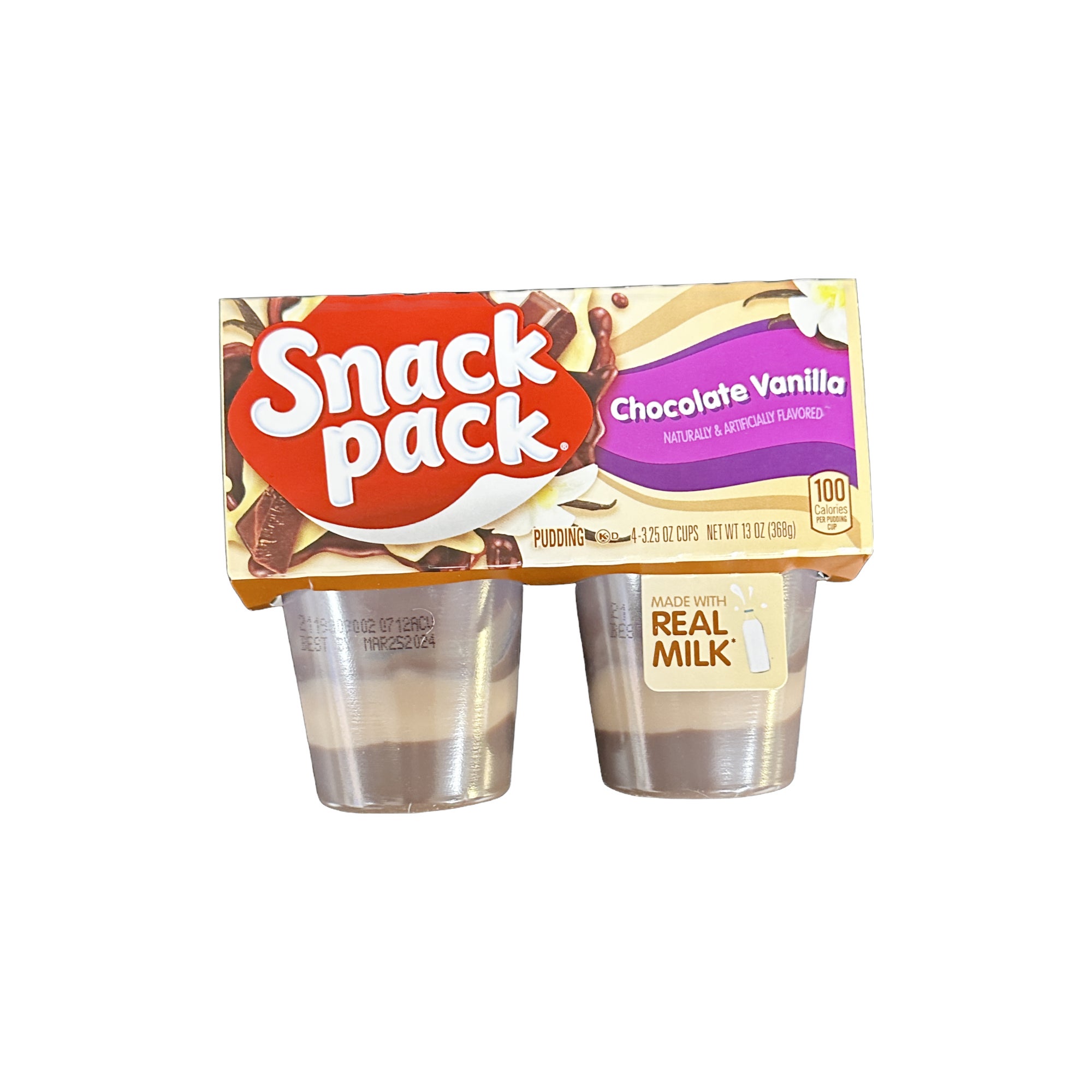 Pudding Snack Pack Chocolate Vanilla | Archies Corner - Convenience ...